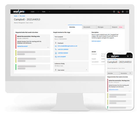 Workpro Connect for HR | Workpro Casework