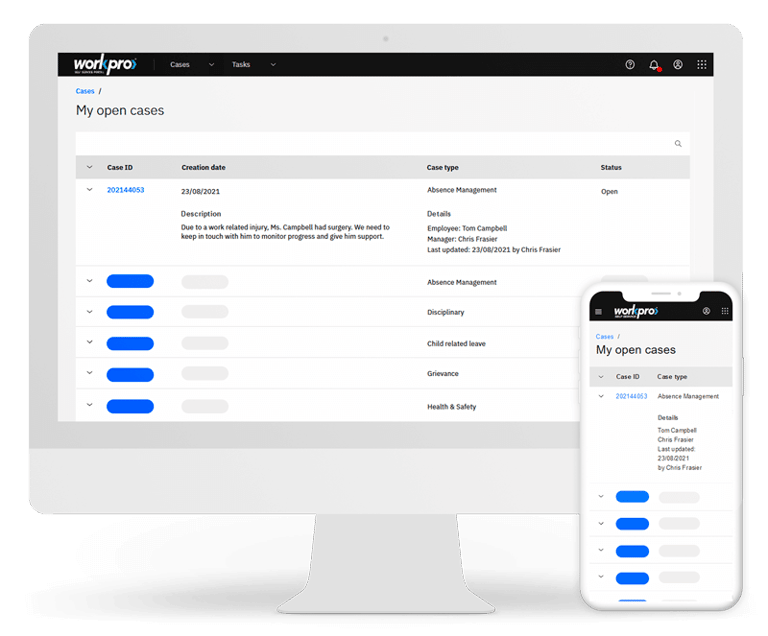 Workpro Connect for HR | Workpro Casework