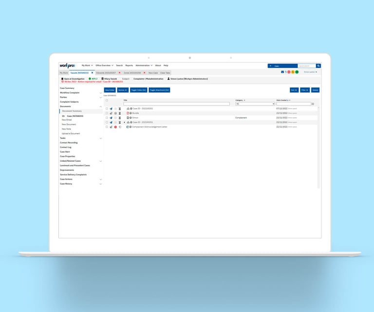 Case Management Software | Workpro Casework